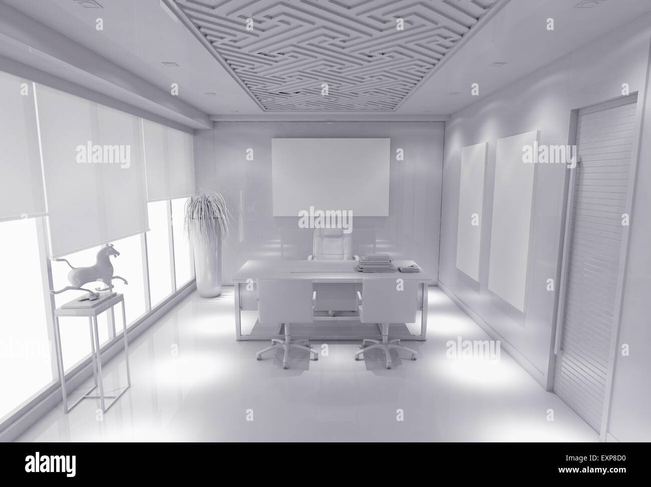 Photorealistic 3d render office hi-res stock photography and images - Alamy