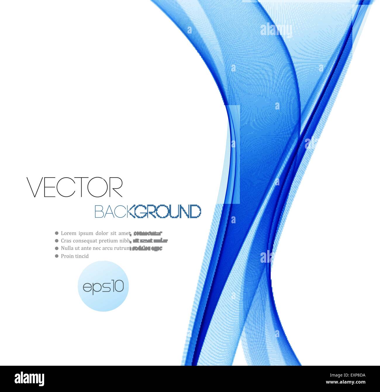 Smooth wave stream line abstract header layout. Vector illustration ...