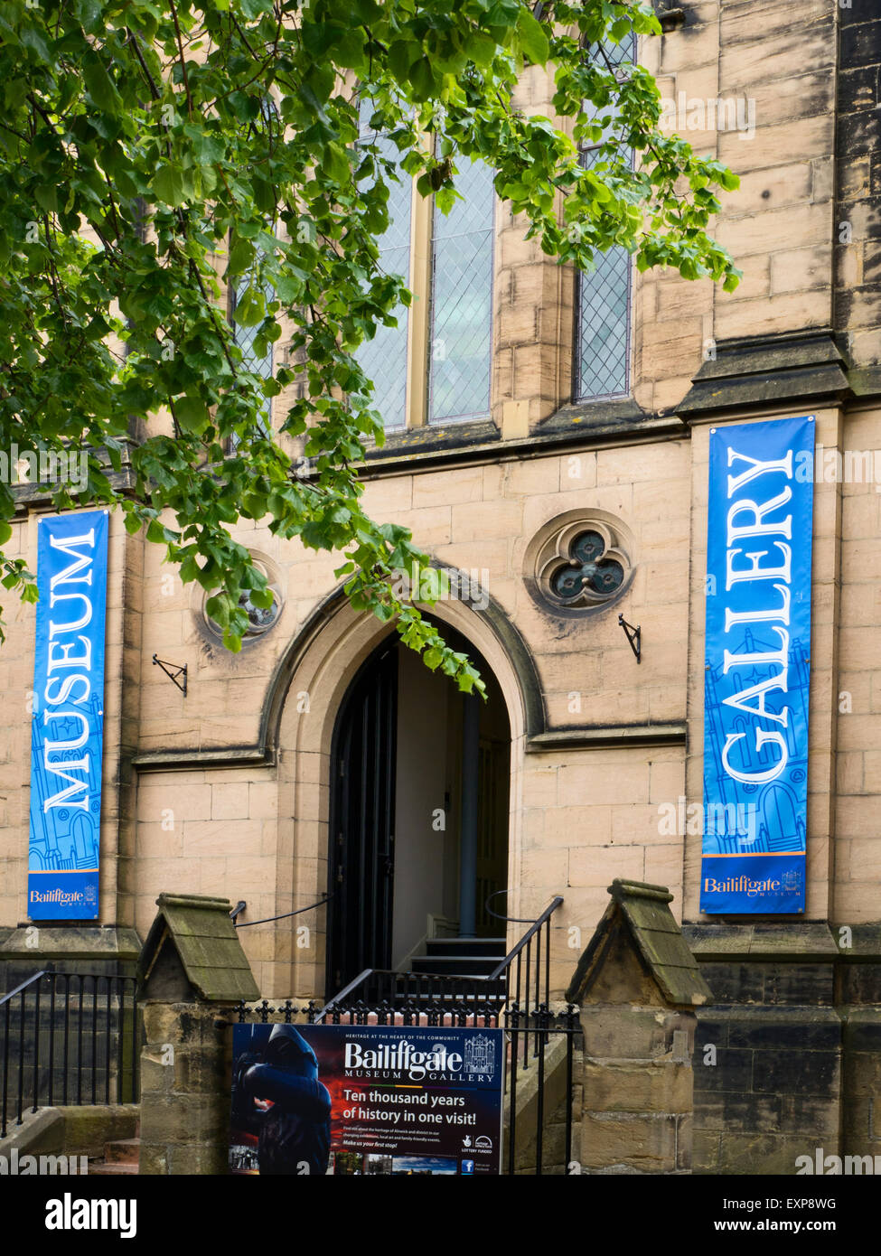 The Bailiffgate Museum and Gallery in the Castle Quarter at Alnwick ...