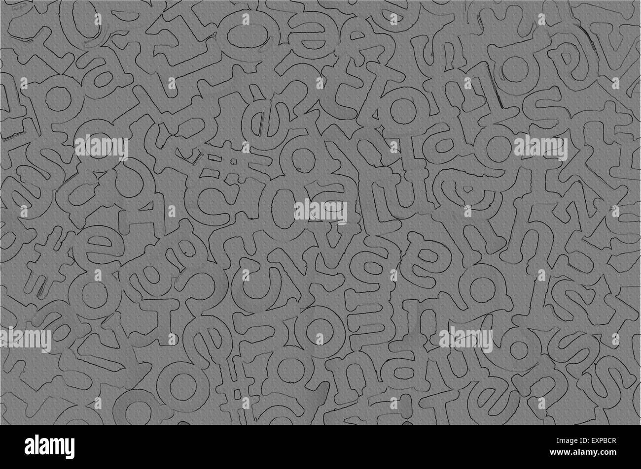 Letters in abstract design Stock Photo - Alamy