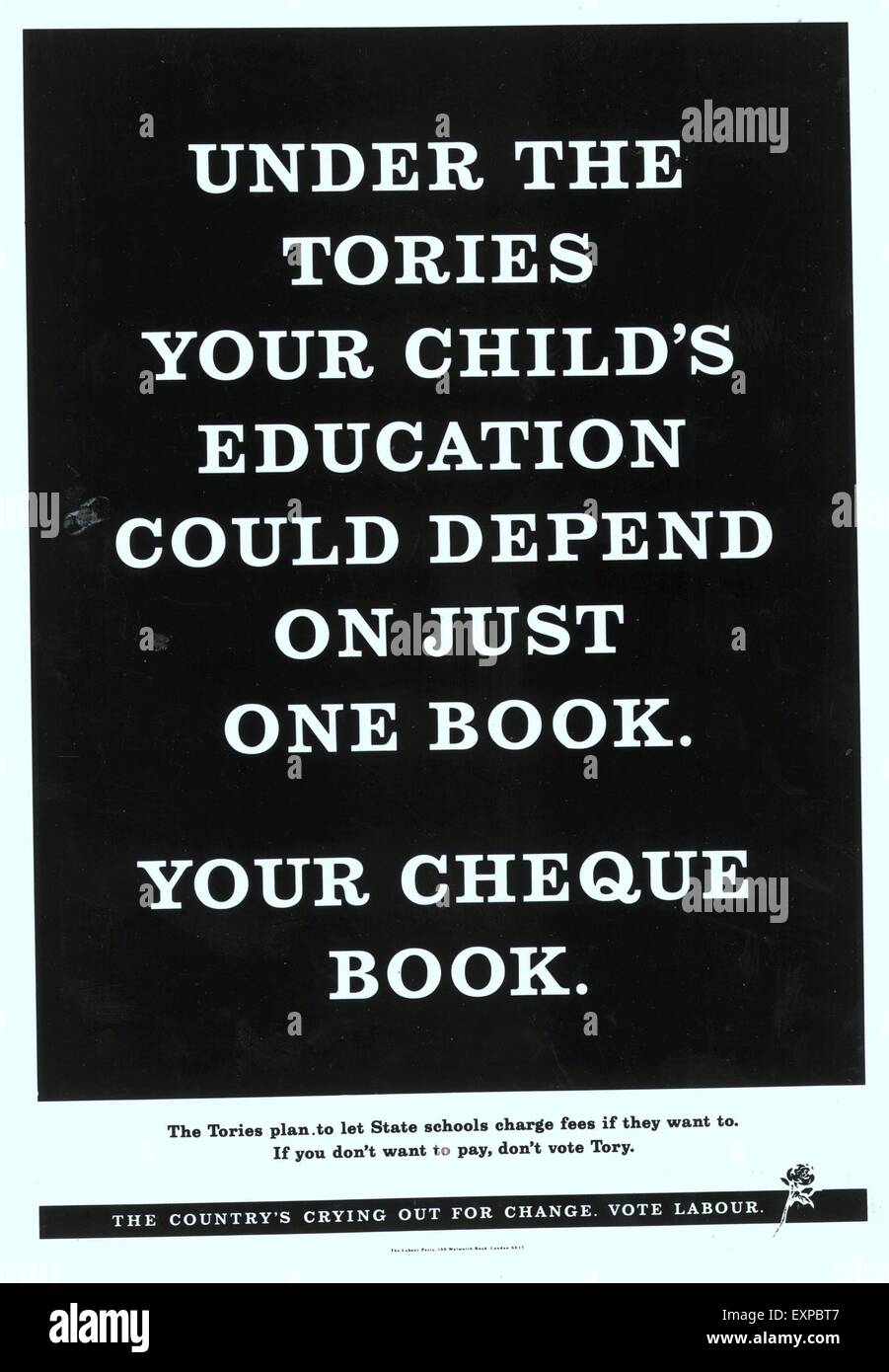 1990s UK The Labour Party Magazine Advert Stock Photo - Alamy