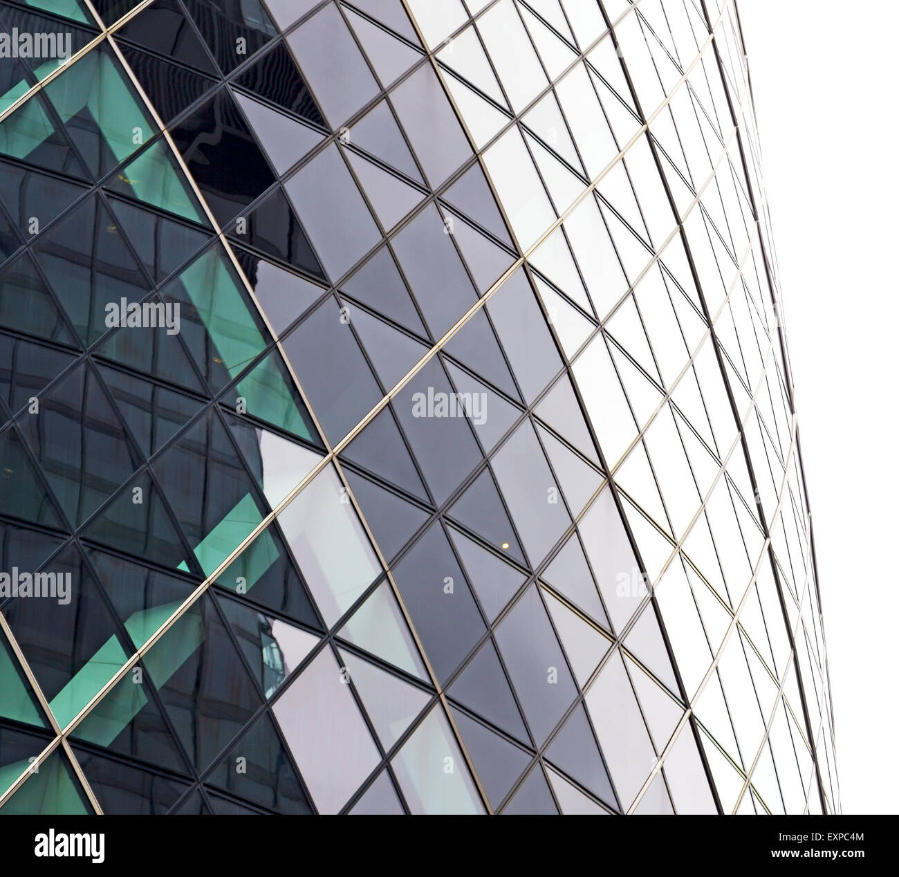 new building in london skyscraper financial district and window Stock ...