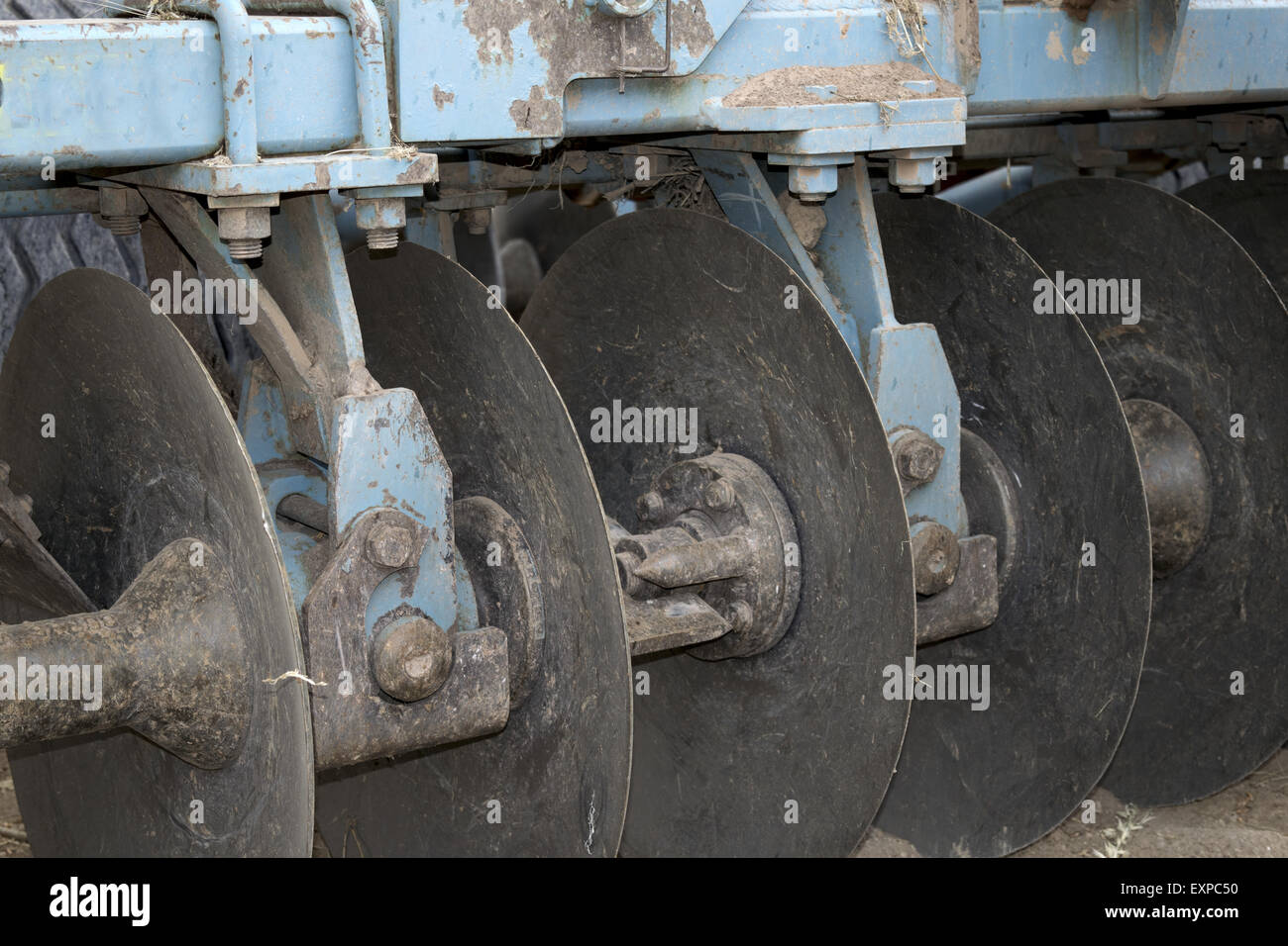mechanical agricultural to work of the field in agriculture Stock Photo ...