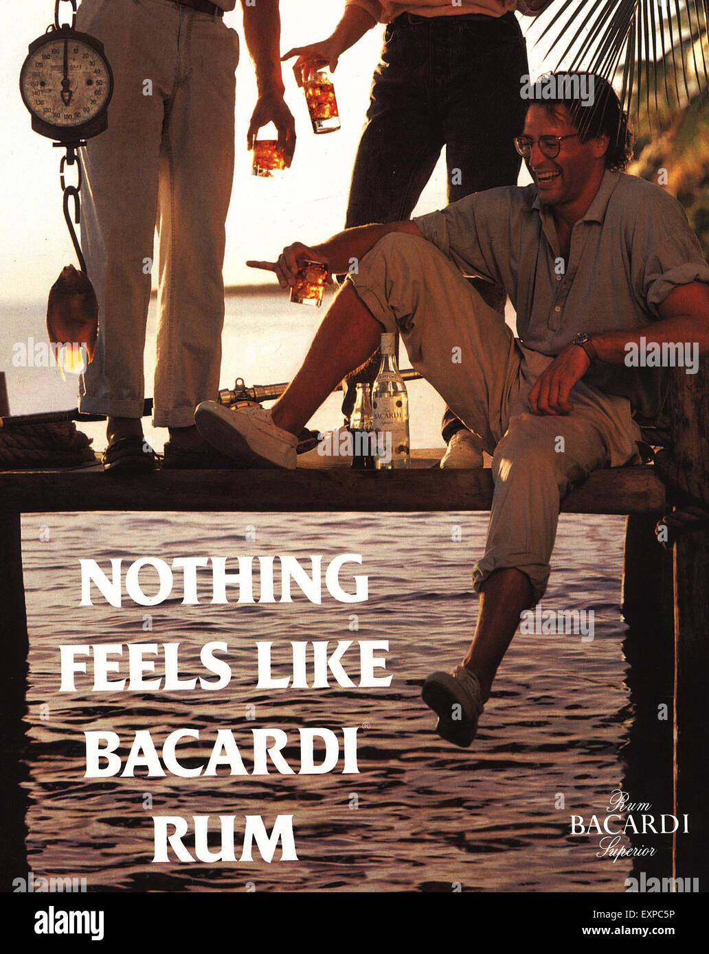 1990s UK Bacardi Magazine Advert Stock Photo - Alamy