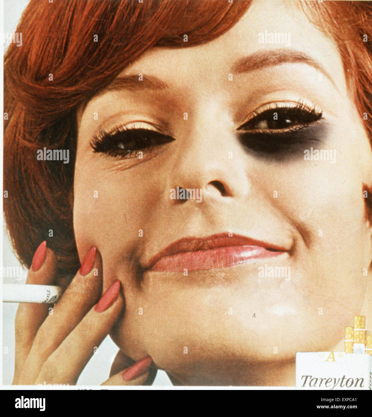 1960s USA Tareyton Magazine Advert (detail Stock Photo - Alamy