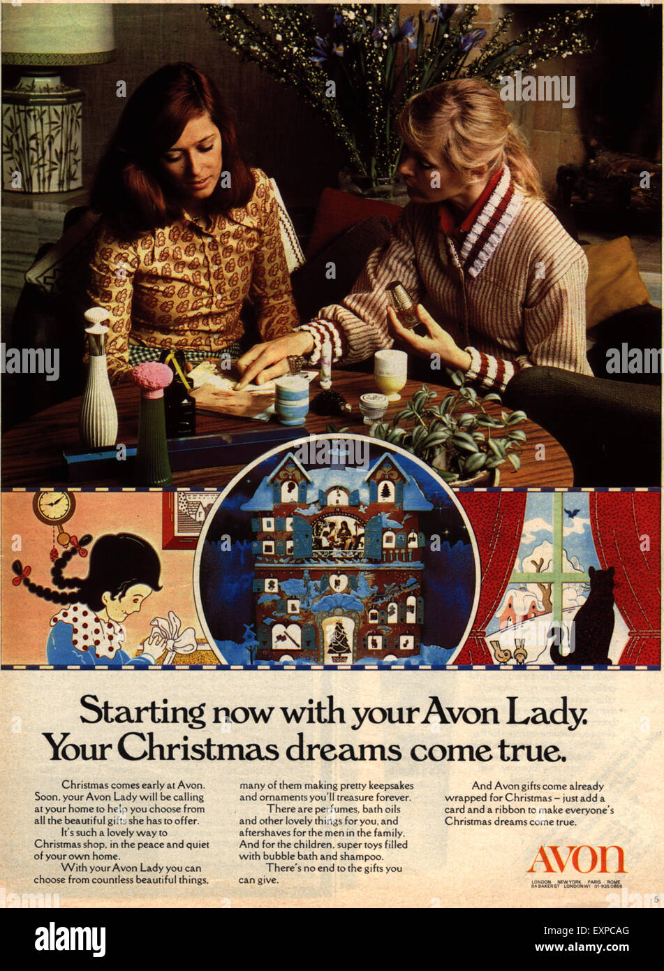 Avon Cosmetics Advert High Resolution Stock Photography and Images - Alamy