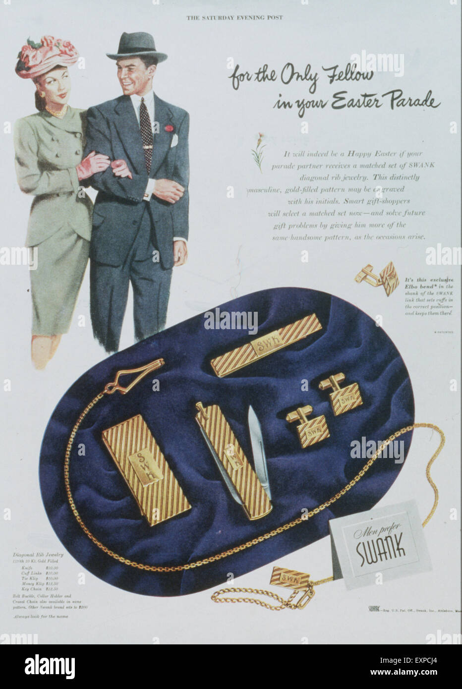 1950s Usa Swank Magazine Advert High Resolution Stock Photography and ...