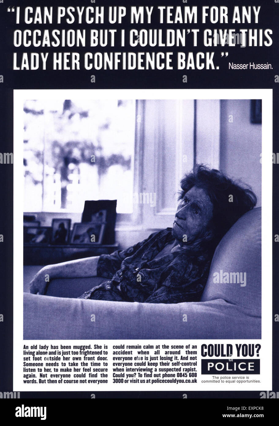 2000s UK Police Magazine Advert Stock Photo - Alamy