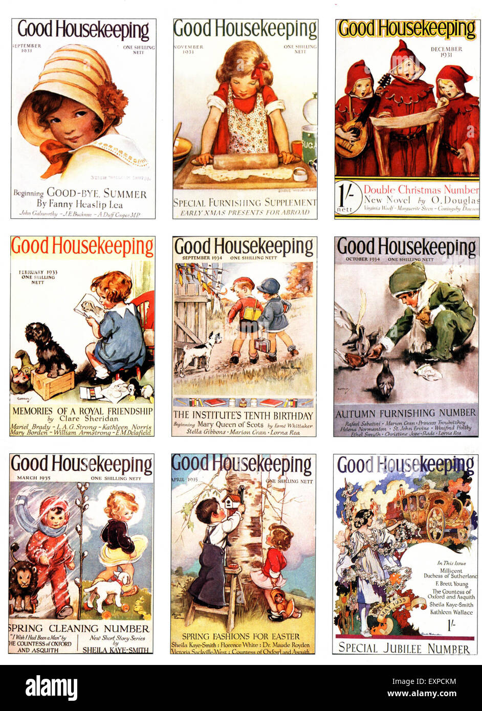 1930s UK Good Housekeeping Magazine Cover Stock Photo - Alamy