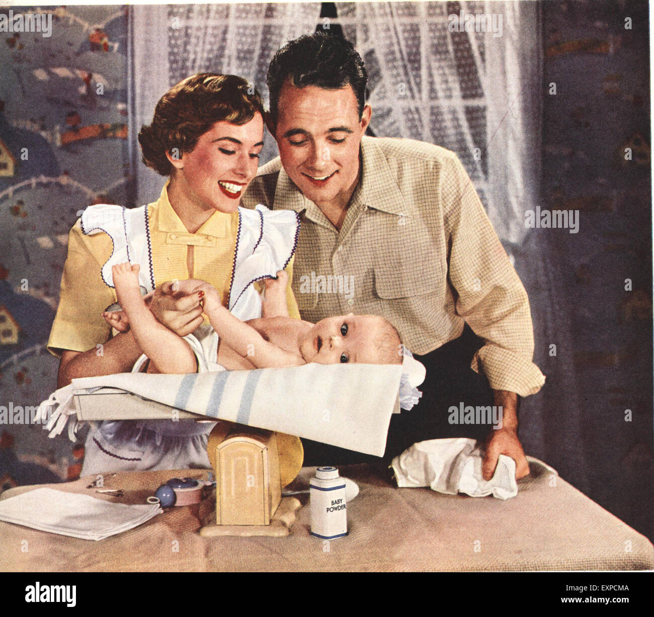 1940s USA New Baby Magazine Advert Stock Photo - Alamy