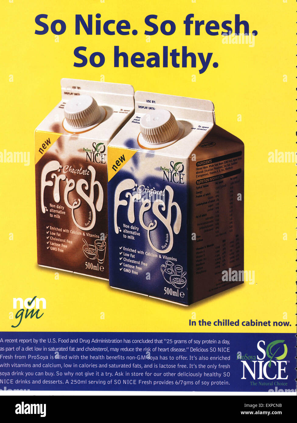 2000s UK So Nice Magazine Advert Stock Photo - Alamy