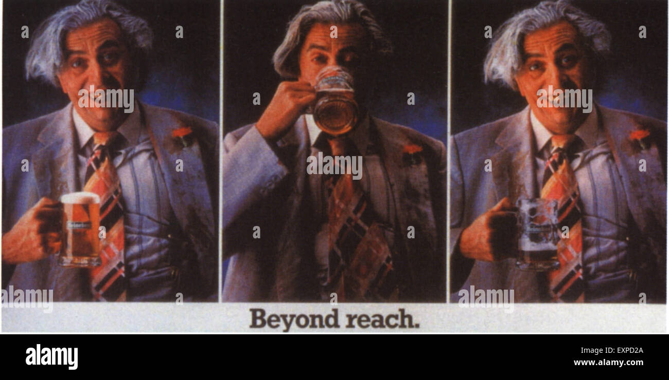 1970s UK Heineken Billboard Advert Stock Photo - Alamy