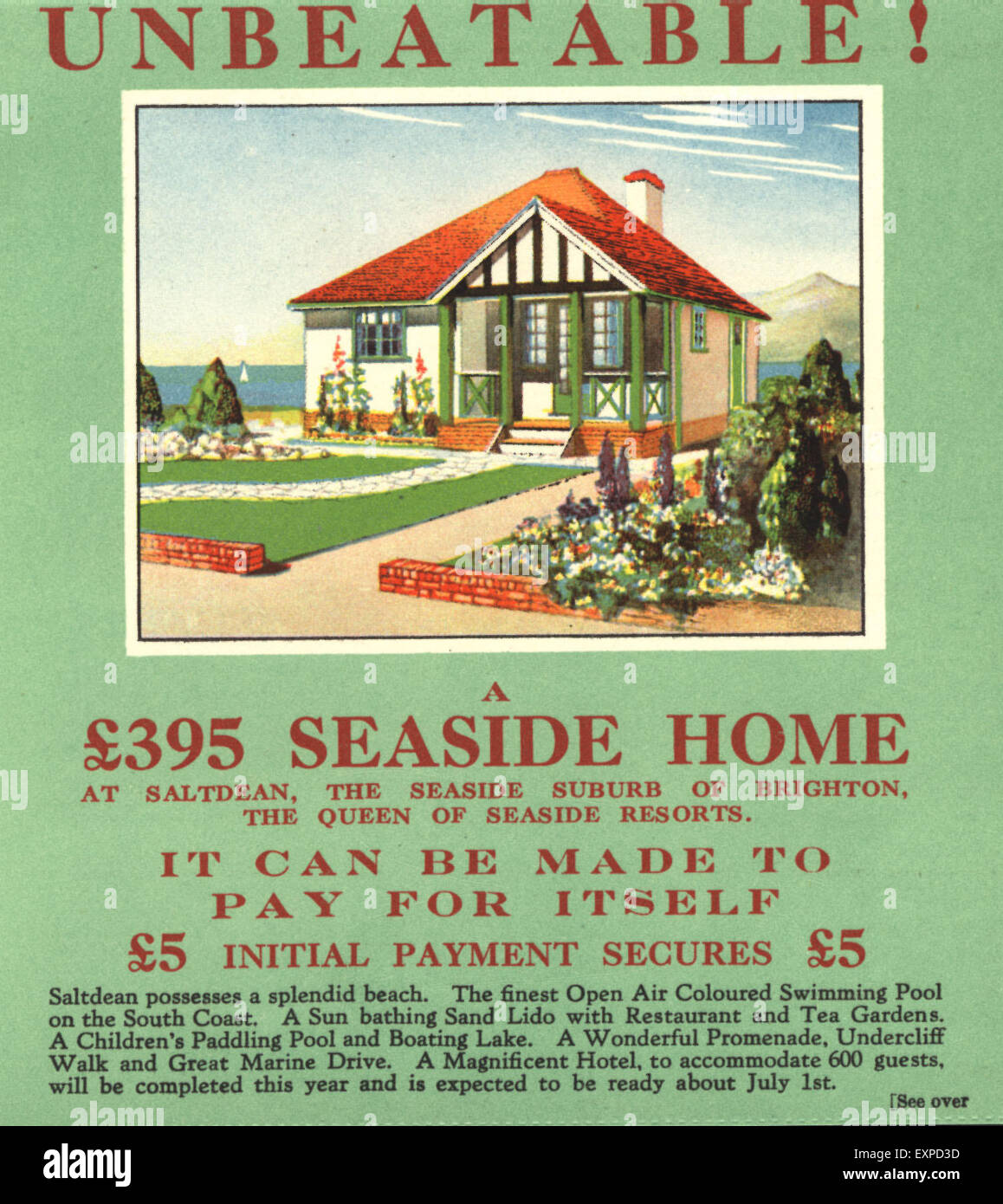 1930s uk houses magazine advert hi-res stock photography and images - Alamy