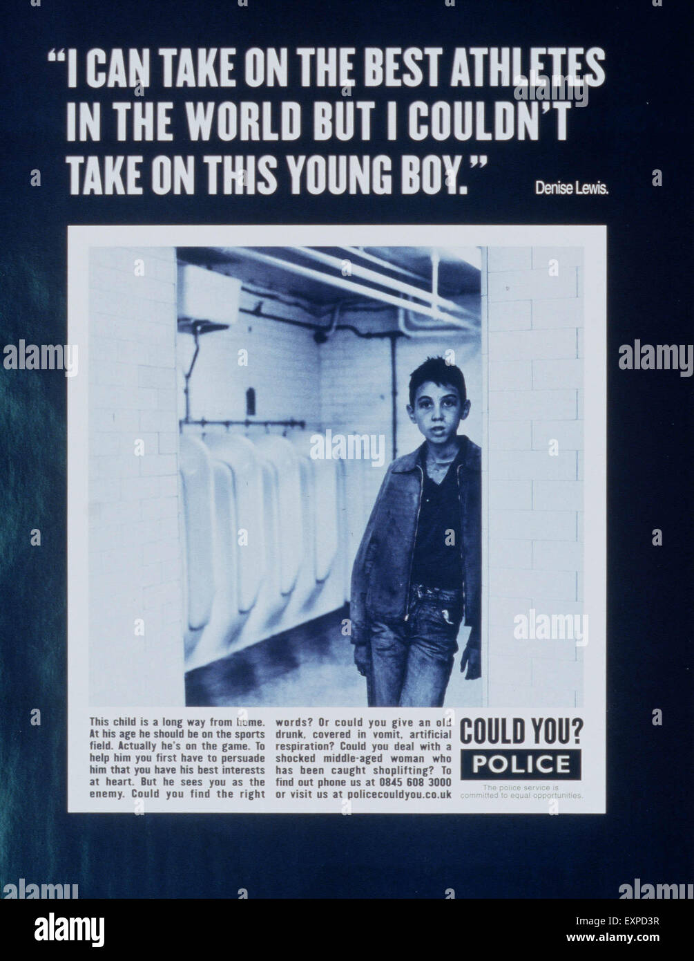 2000s uk police magazine advert hi-res stock photography and images - Alamy