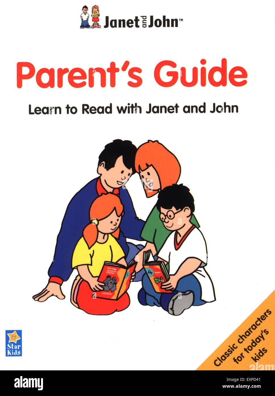 2000s UK Learn To Read With Janet and John Book Cover Stock Photo - Alamy