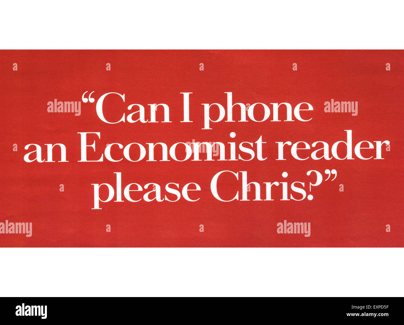 2000s UK The Economist Billboard Advert Stock Photo - Alamy