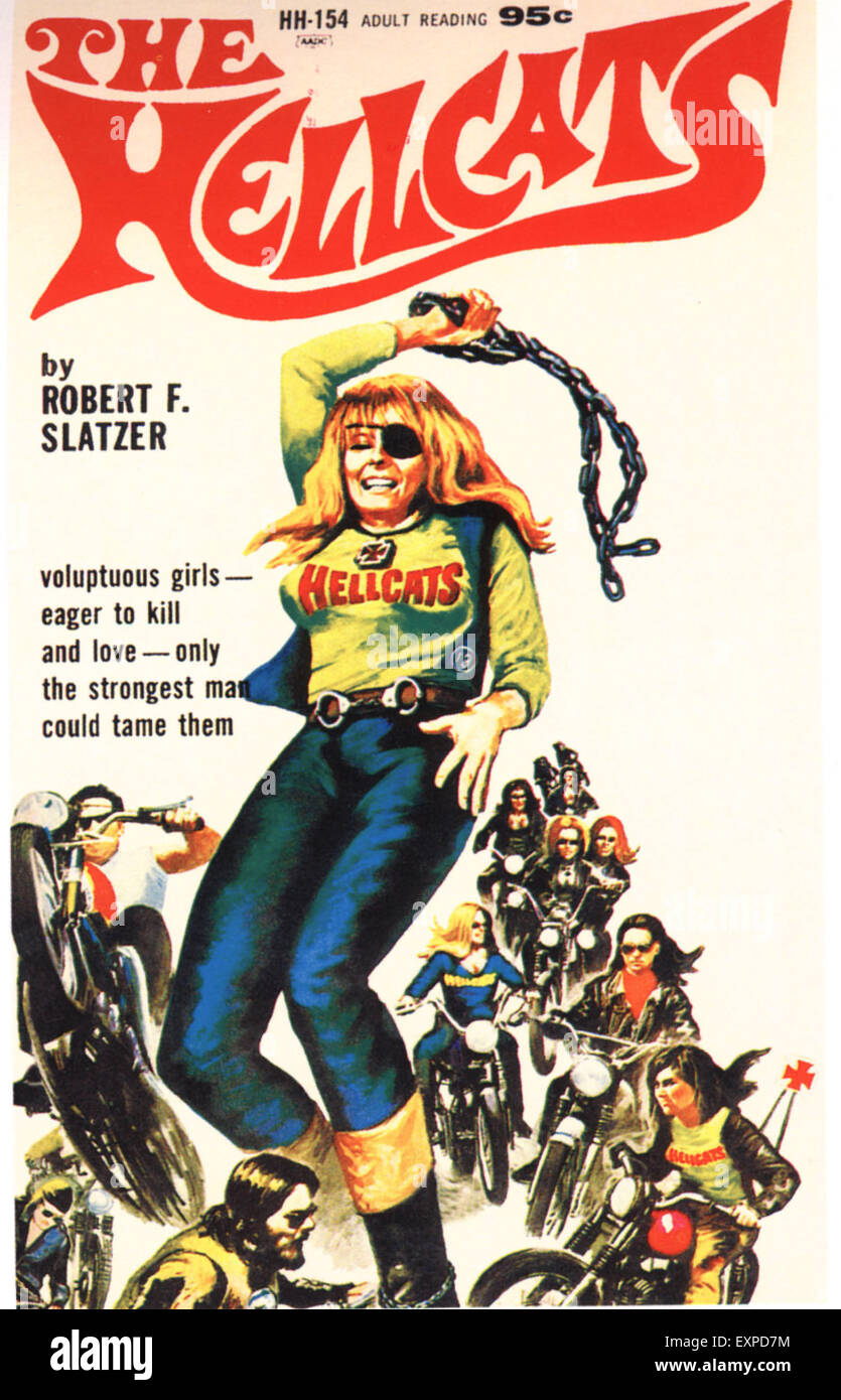 1960s USA The Hellcats Book Cover Stock Photo - Alamy
