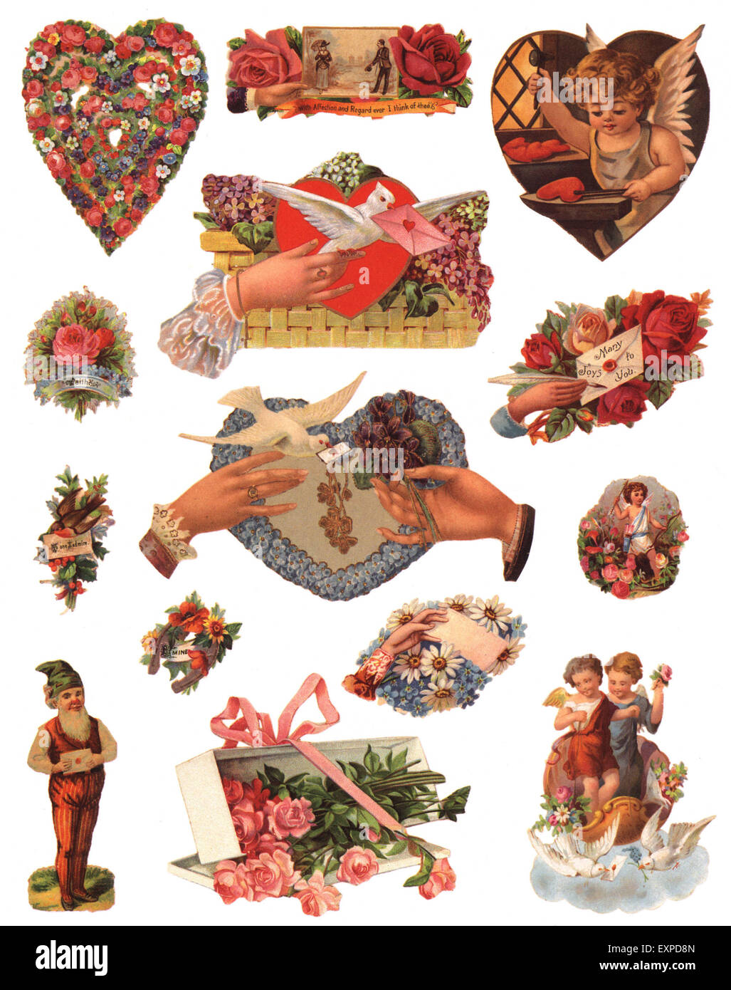 Victorian romance not card Cut Out Stock Images & Pictures - Alamy