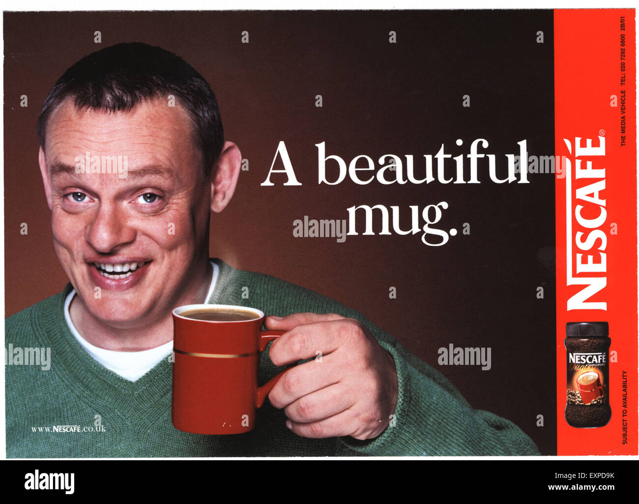 2000s UK Nescafe Poster Stock Photo - Alamy