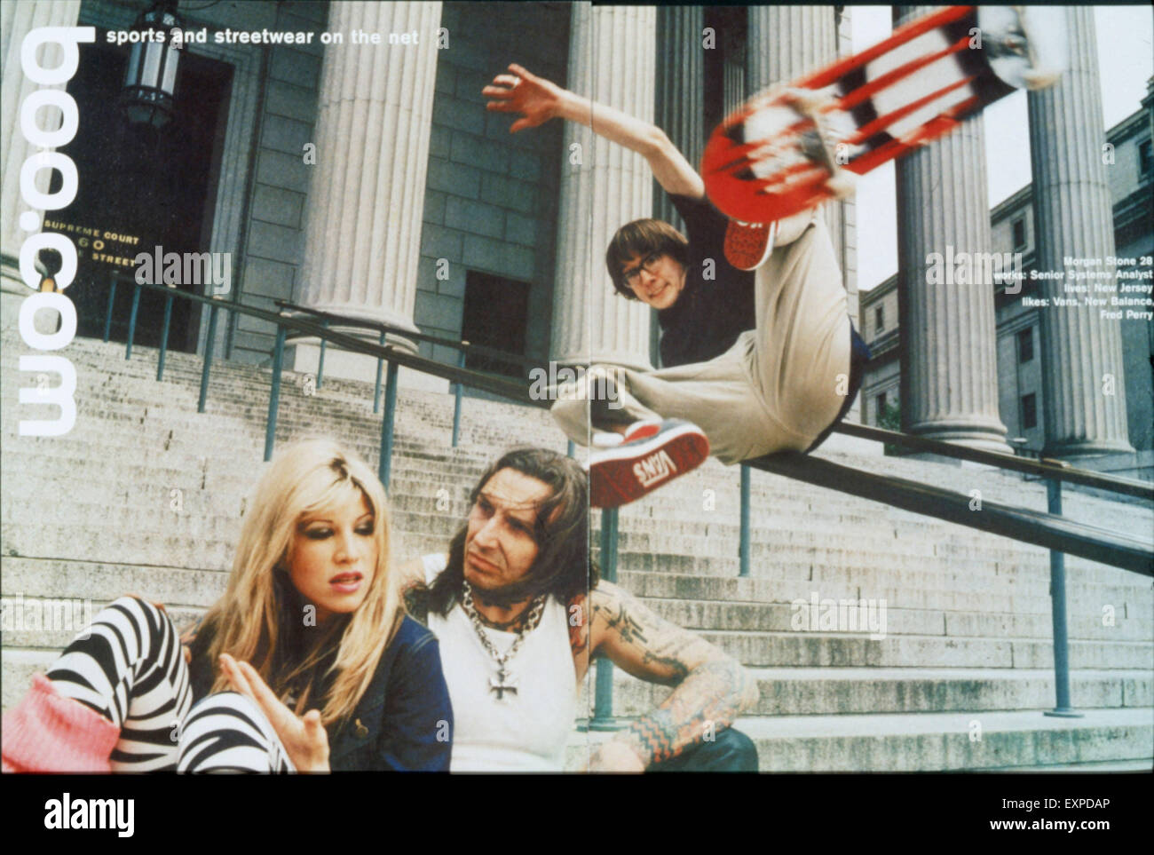2000s UK Boo.com Magazine Advert Stock Photo - Alamy