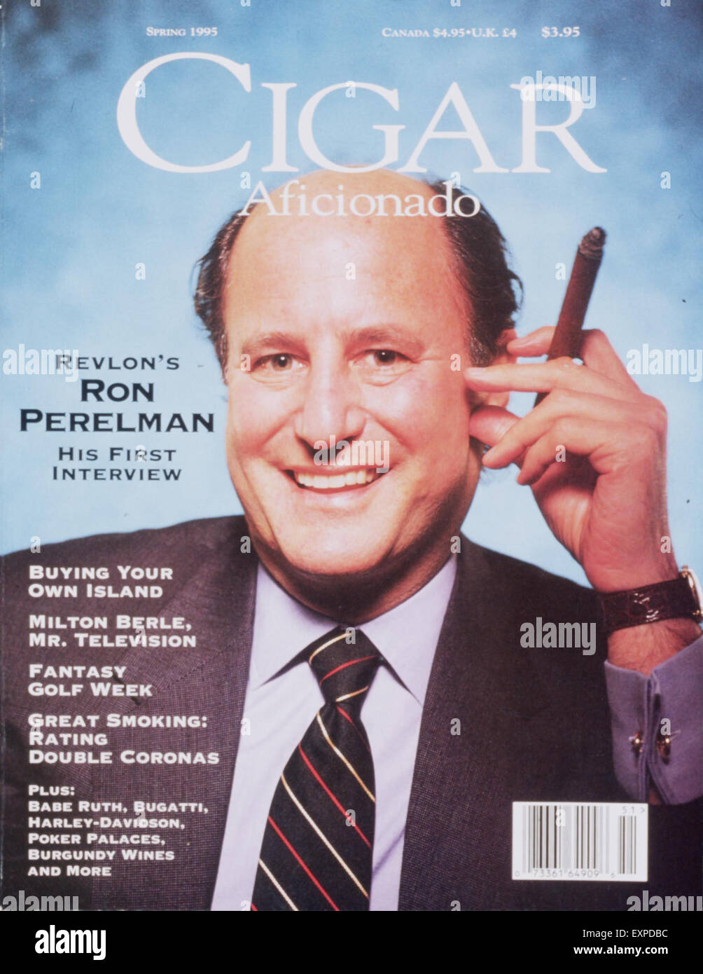 1990s USA Cigar Aficionado Magazine Cover Stock Photo - Alamy