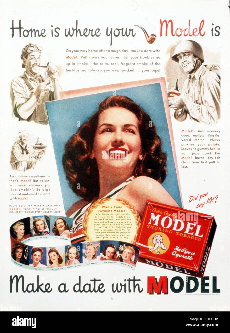 Advert model hi-res stock photography and images - Alamy