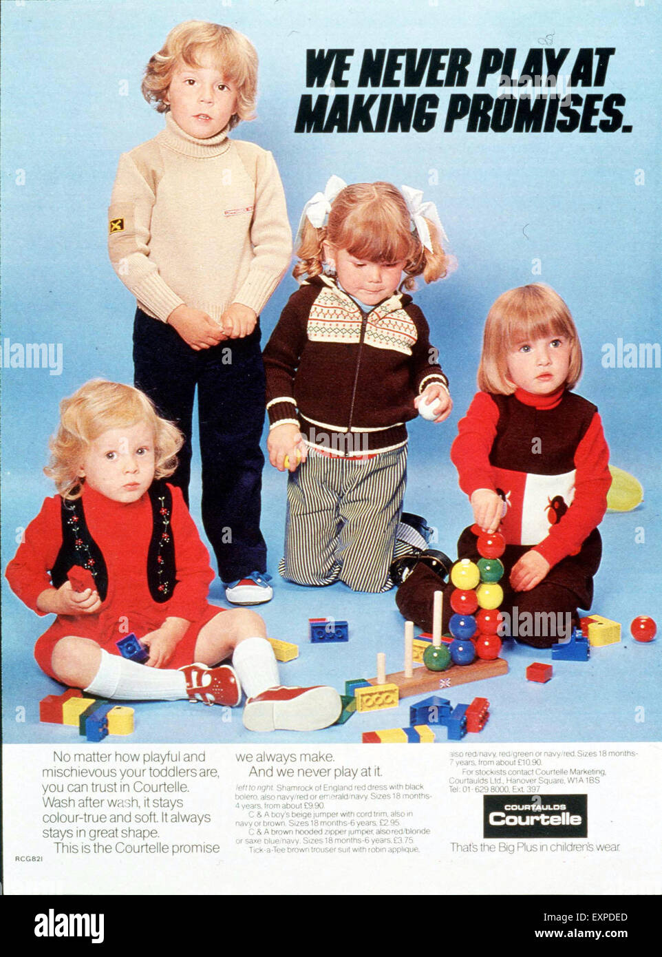 1970s uk fashion magazine advert hi-res stock photography and images ...
