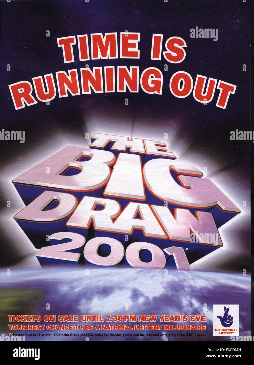 2000s UK National Lottery Magazine Advert Stock Photo - Alamy
