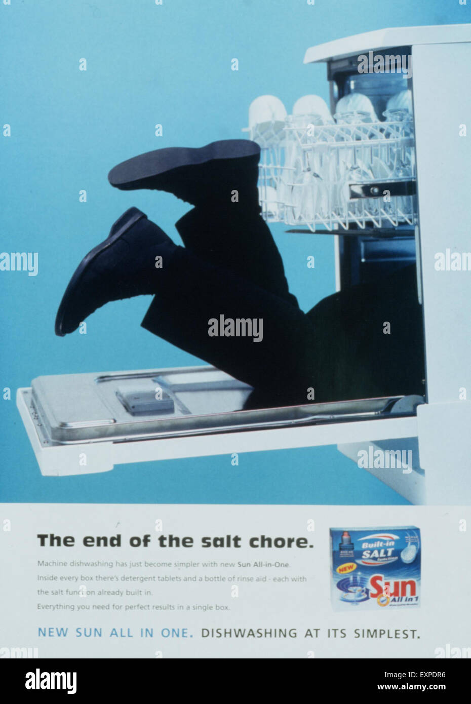 1990s UK Sun Magazine Advert Stock Photo - Alamy