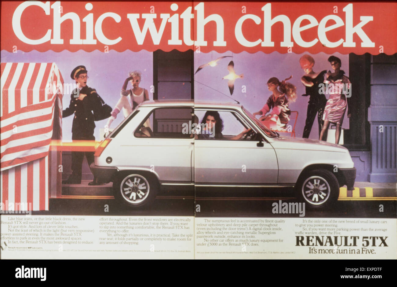 Renault 5 advert hi-res stock photography and images - Alamy