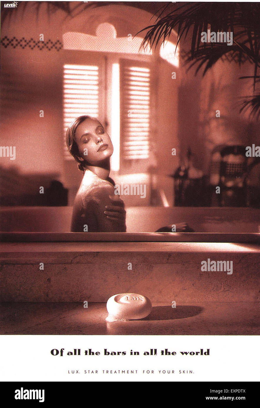 1990s UK Lux Magazine Advert Stock Photo - Alamy