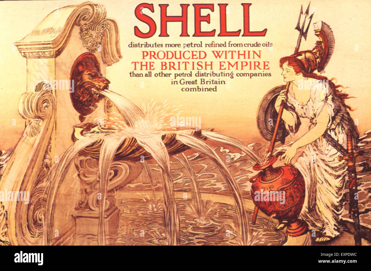 1920s UK Shell Magazine Advert Stock Photo - Alamy
