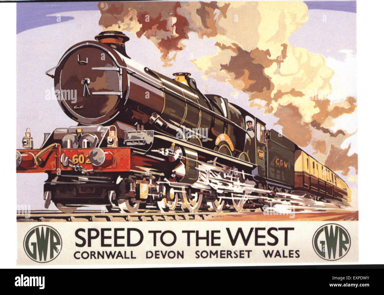 1930s UK Great Western Railways Magazine Advert Stock Photo - Alamy