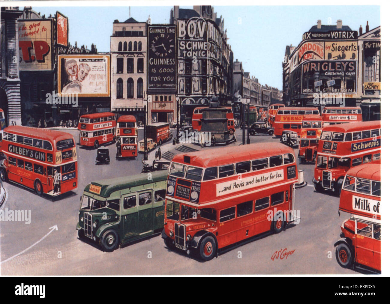 1950s buses hi-res stock photography and images - Alamy