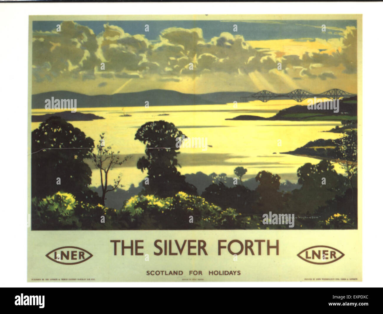 1930s UK LNER Railways Poster Stock Photo - Alamy