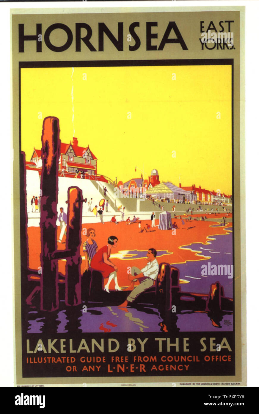 1930s UK LNER Railways Poster Stock Photo - Alamy