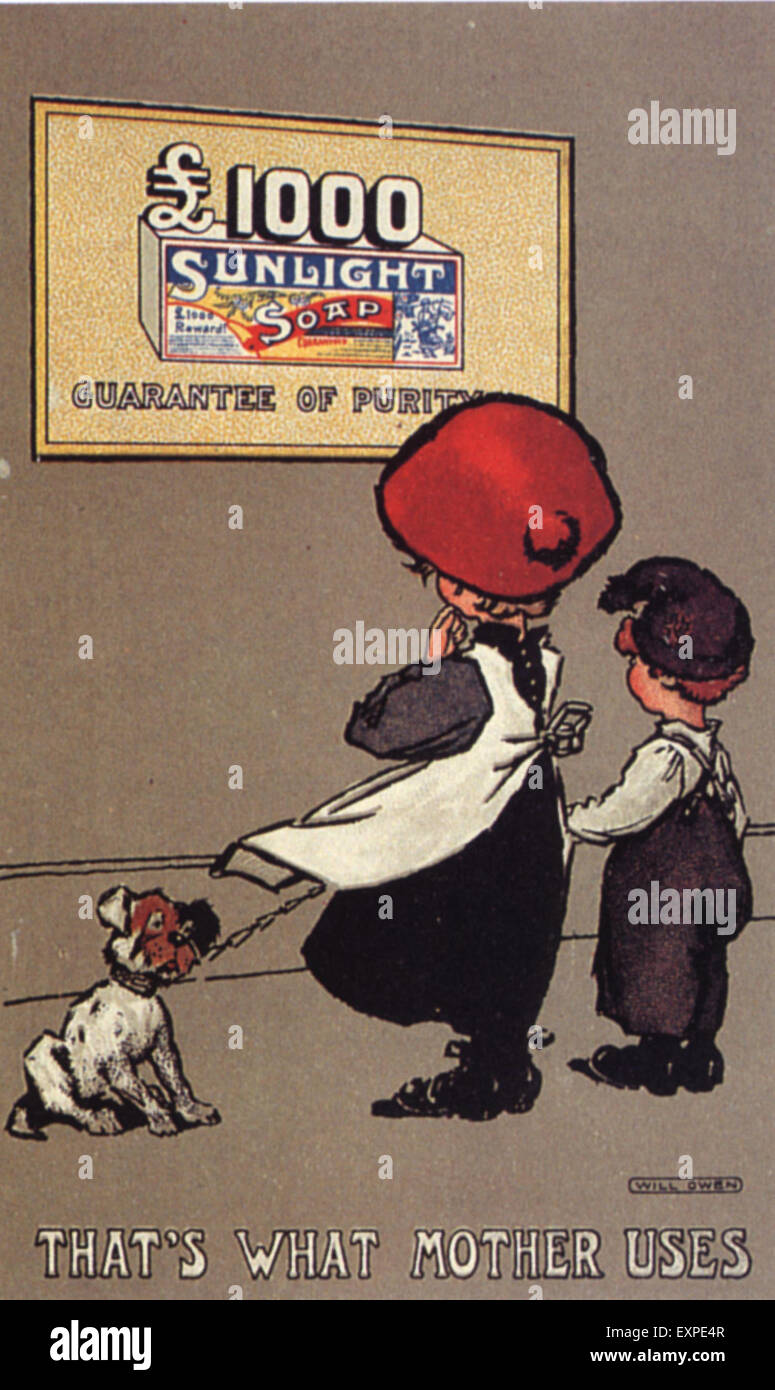 Sunlight soap advert hi-res stock photography and images - Alamy