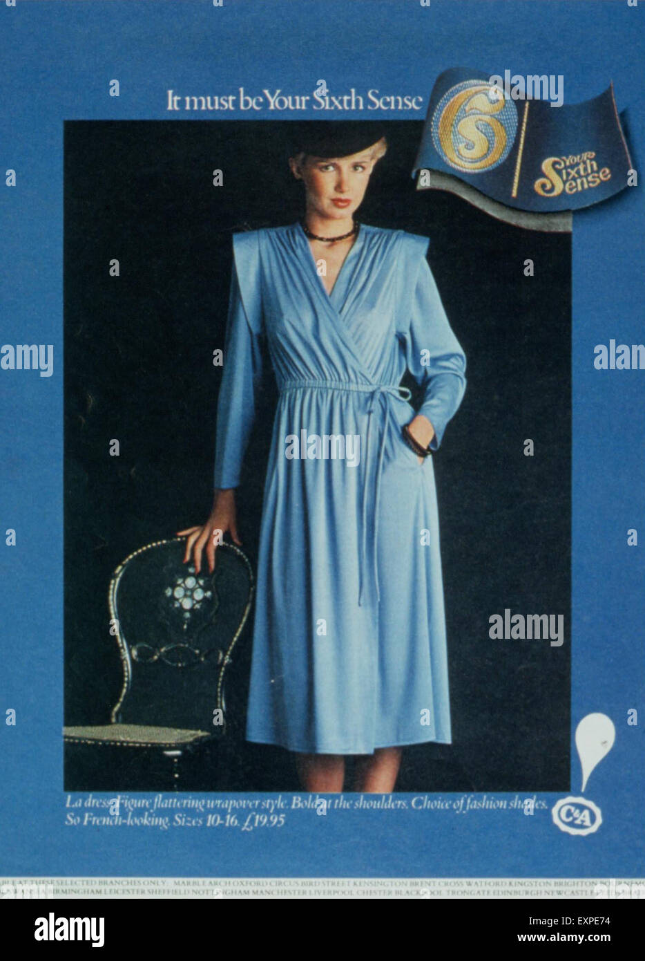 1970s UK C&A Magazine Advert Stock Photo - Alamy