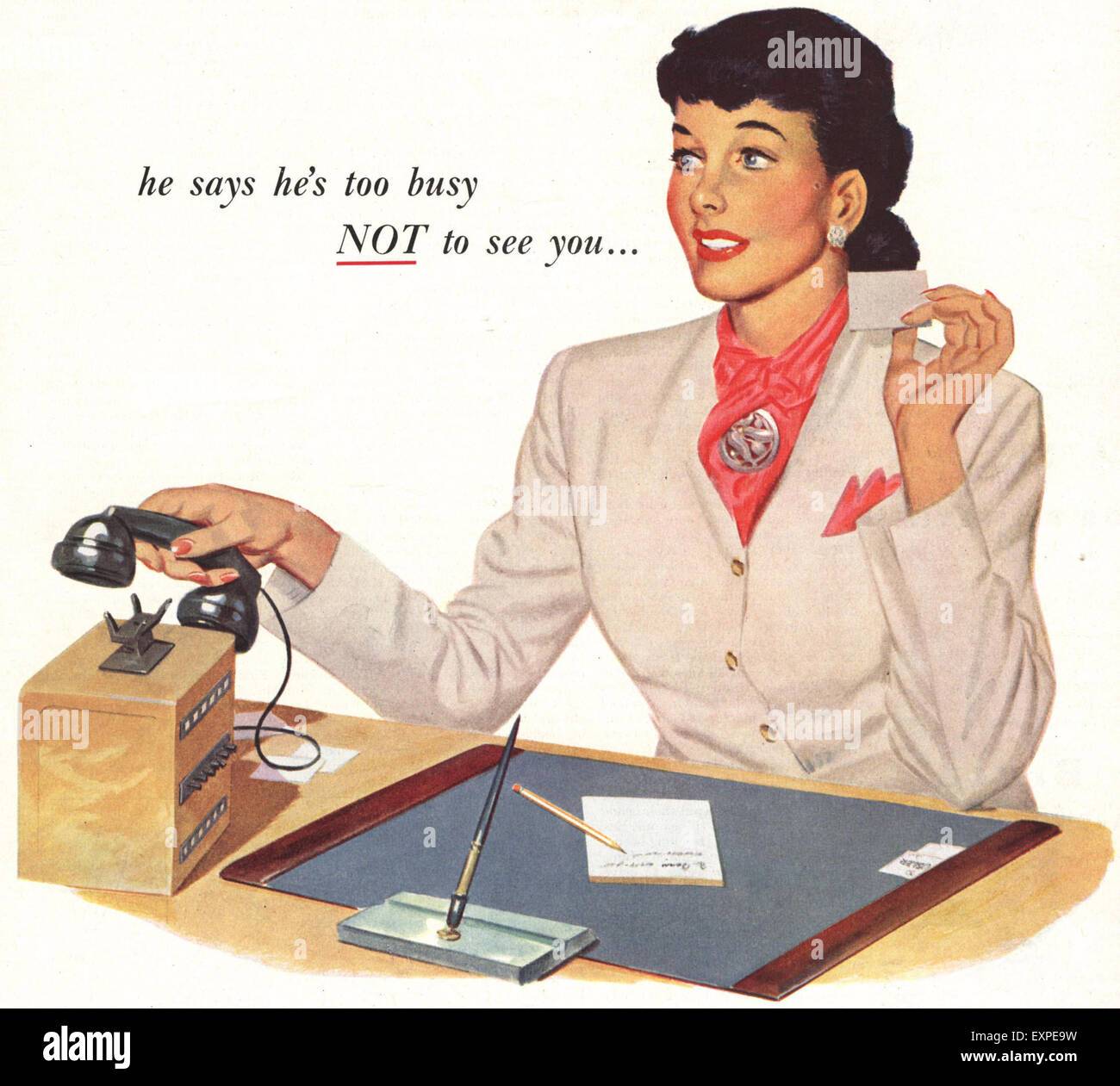 Secretaries 1950s High Resolution Stock Photography and Images - Alamy