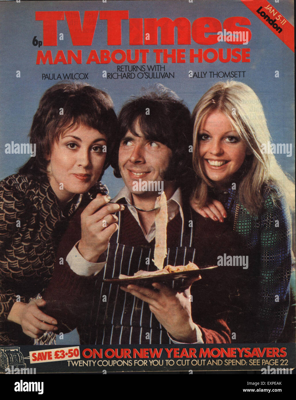 1970s UK TV Times Magazine Cover Stock Photo - Alamy