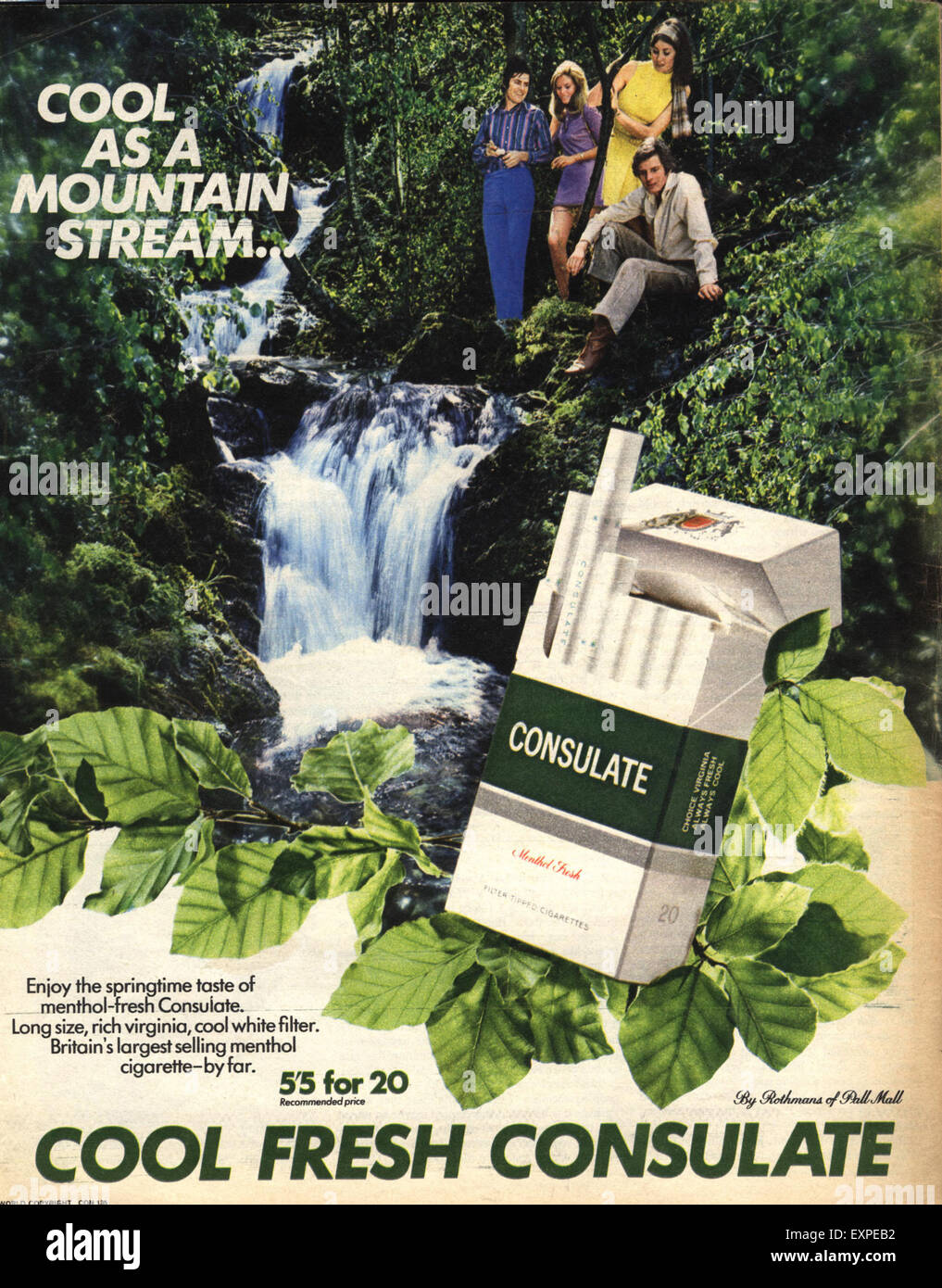 1970s UK Consulate Magazine Advert Stock Photo - Alamy