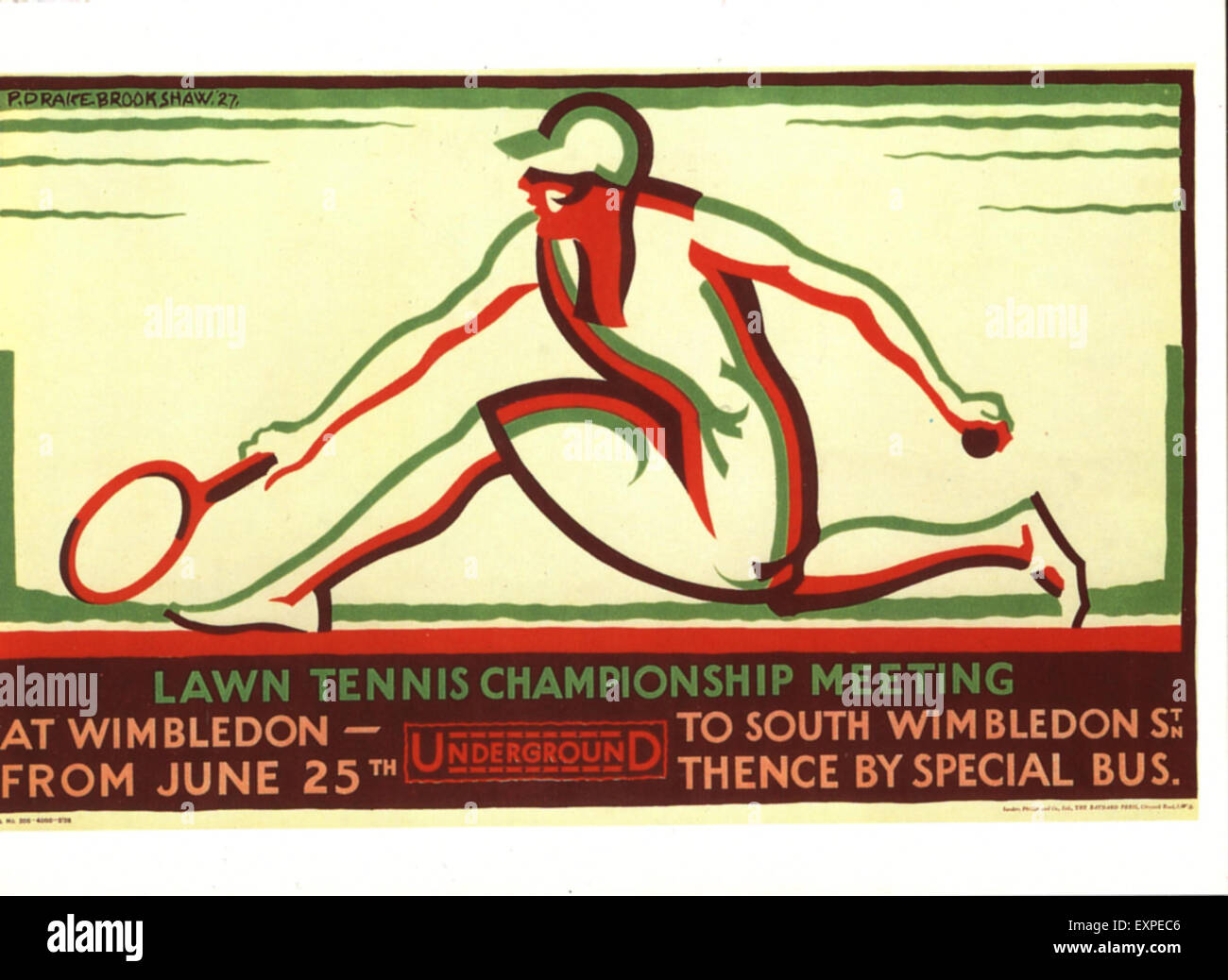 1920s uk london underground poster hi-res stock photography and images ...