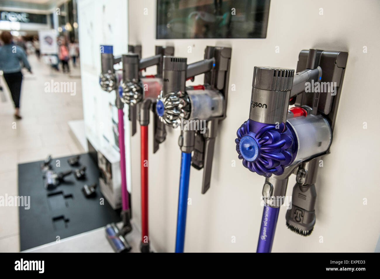 Dyson Roadshow Eldon Square Newcastle people using and being shown ...