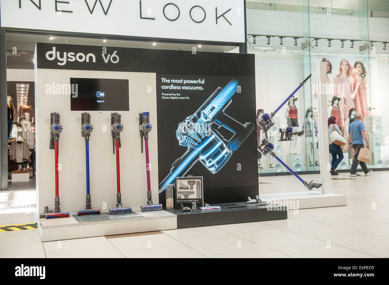 Dyson Roadshow Eldon Square Newcastle people using and being shown ...