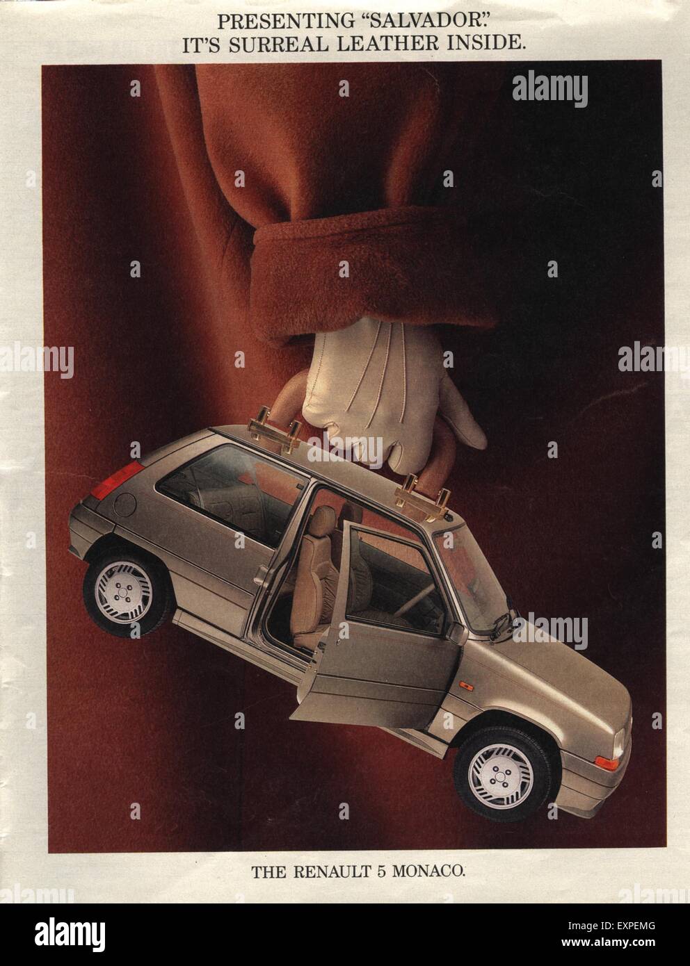 1980s UK Renault Magazine Advert Stock Photo - Alamy