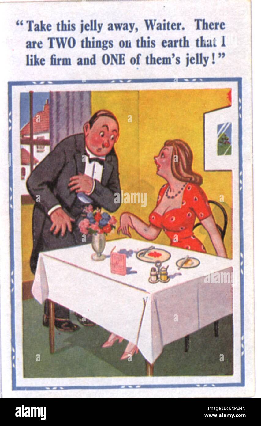 Saucy seaside postcard hi-res stock photography and images - Alamy