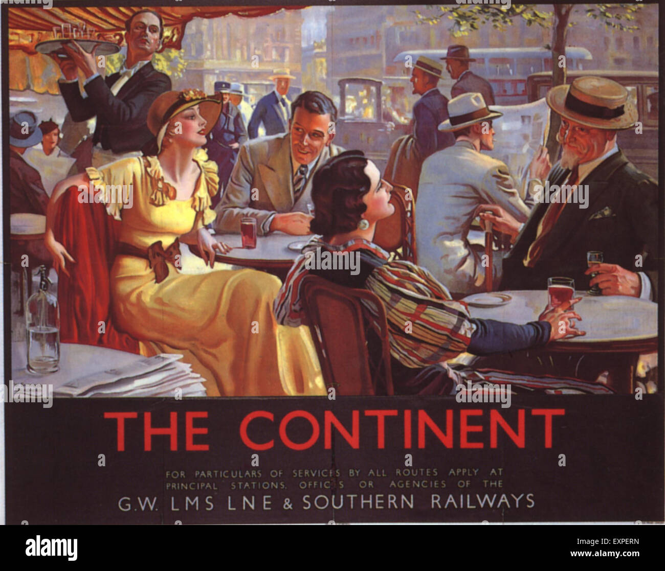 1930s UK British Rail Poster Stock Photo - Alamy