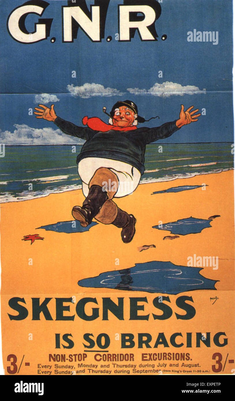 Skegness poster hi-res stock photography and images - Alamy