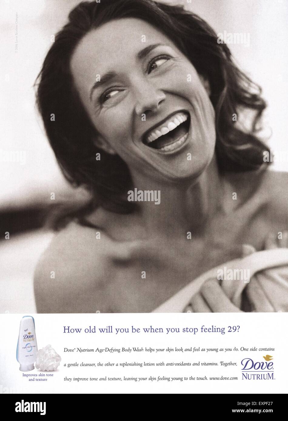 2000s UK Dove Magazine Advert Stock Photo - Alamy