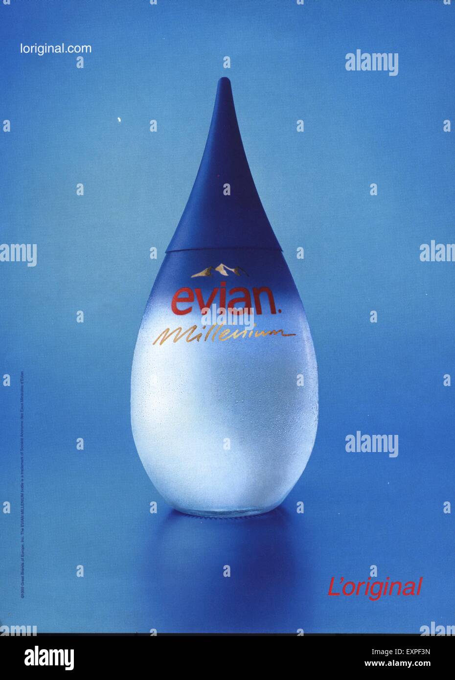 Evian water advert hi-res stock photography and images - Alamy